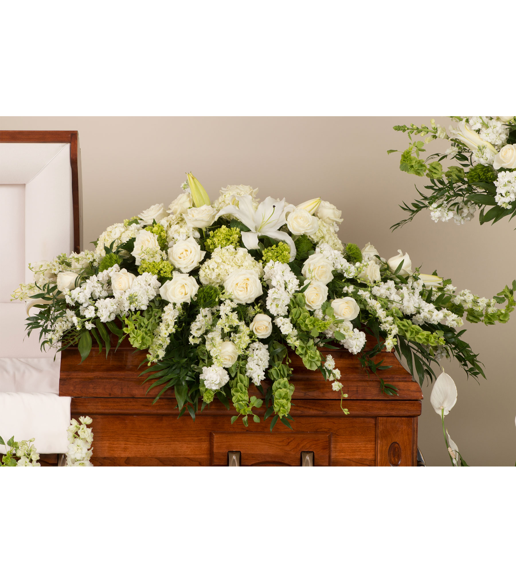 Serenity Casket Spray - Bartz Viviano Flowers & Gifts