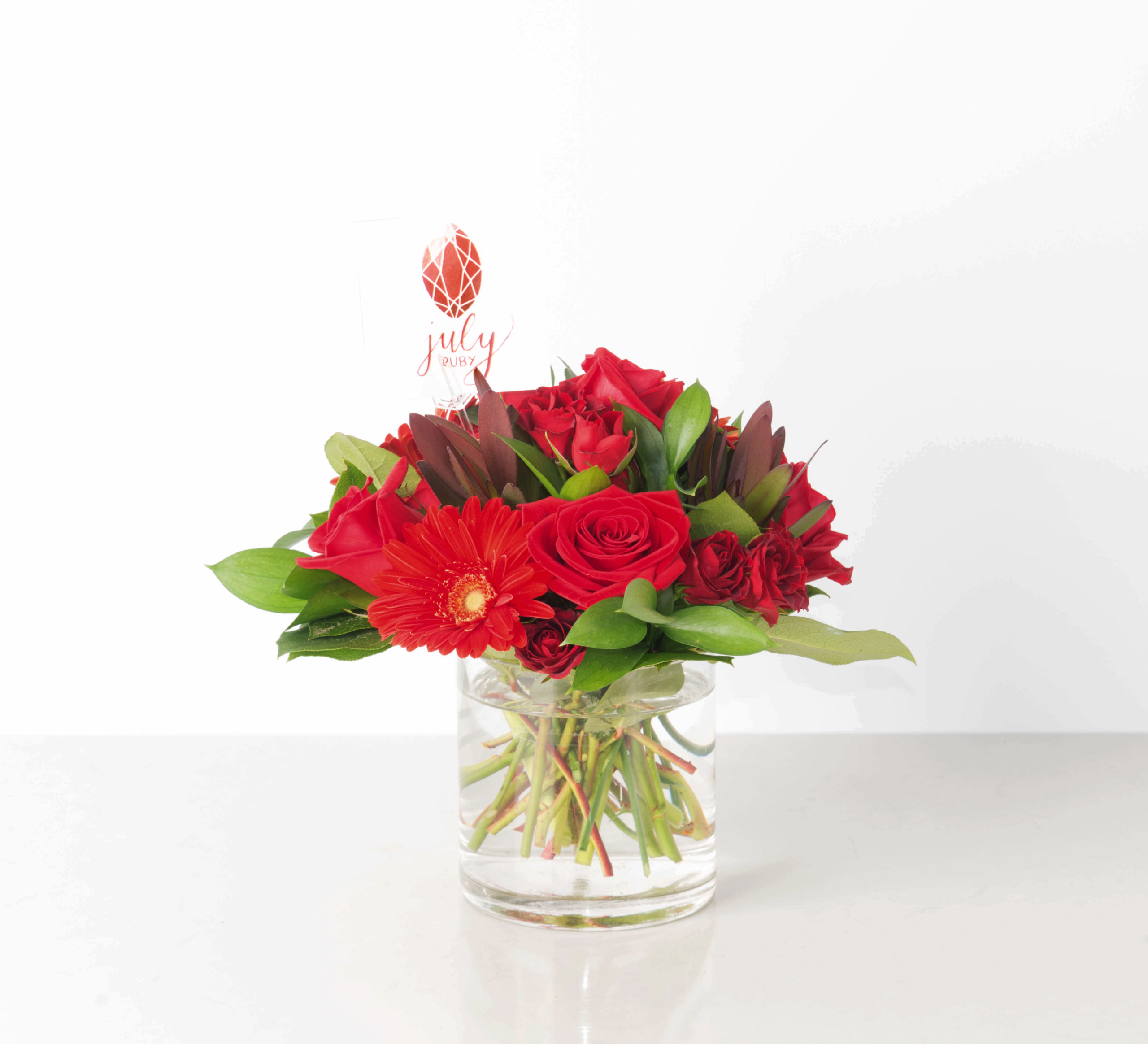 Ruby - July Birthstone Arrangement - Bartz Viviano Flowers & Gifts